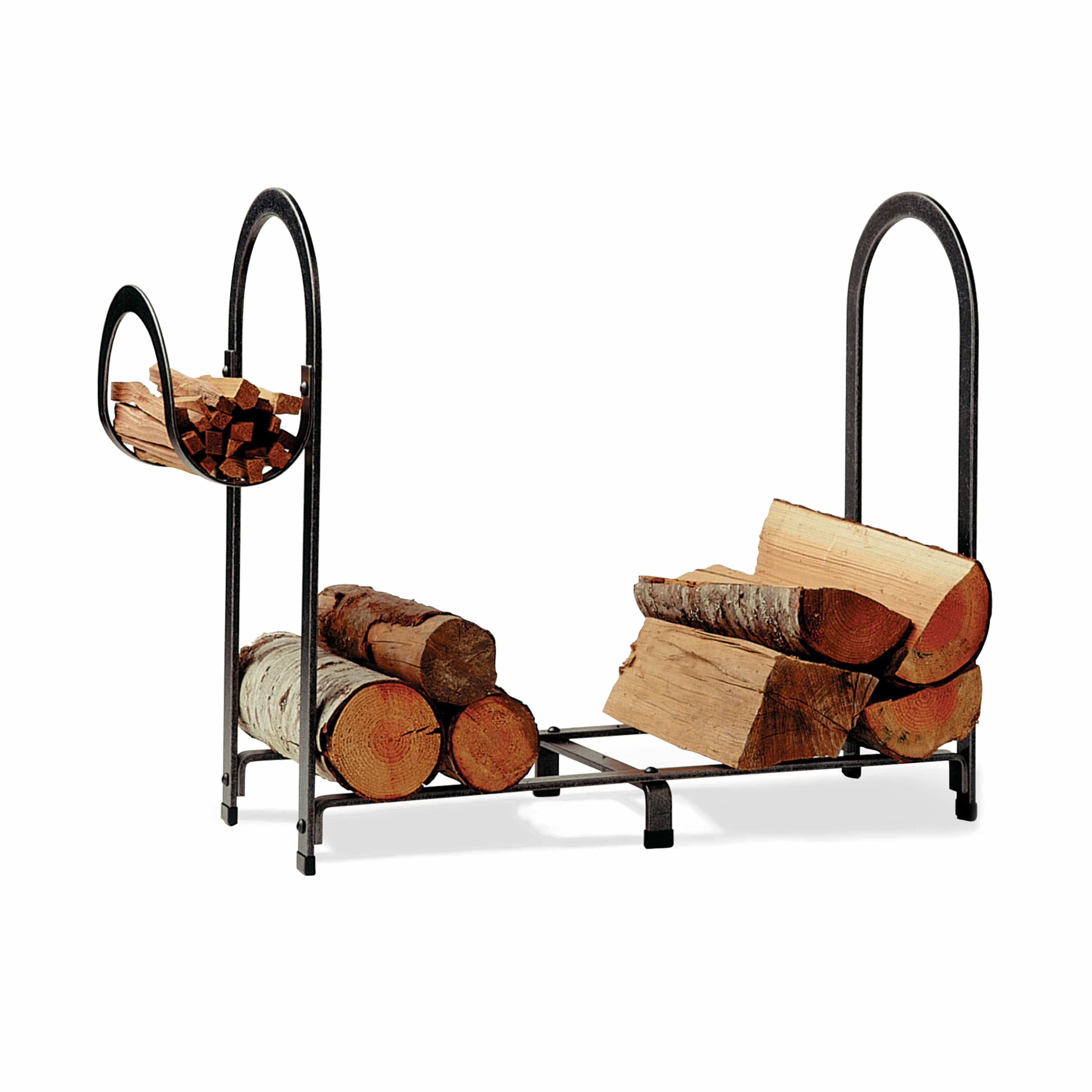 Enclume Arch Fireplace Log Rack Hammered Steel - Enclume Design Products