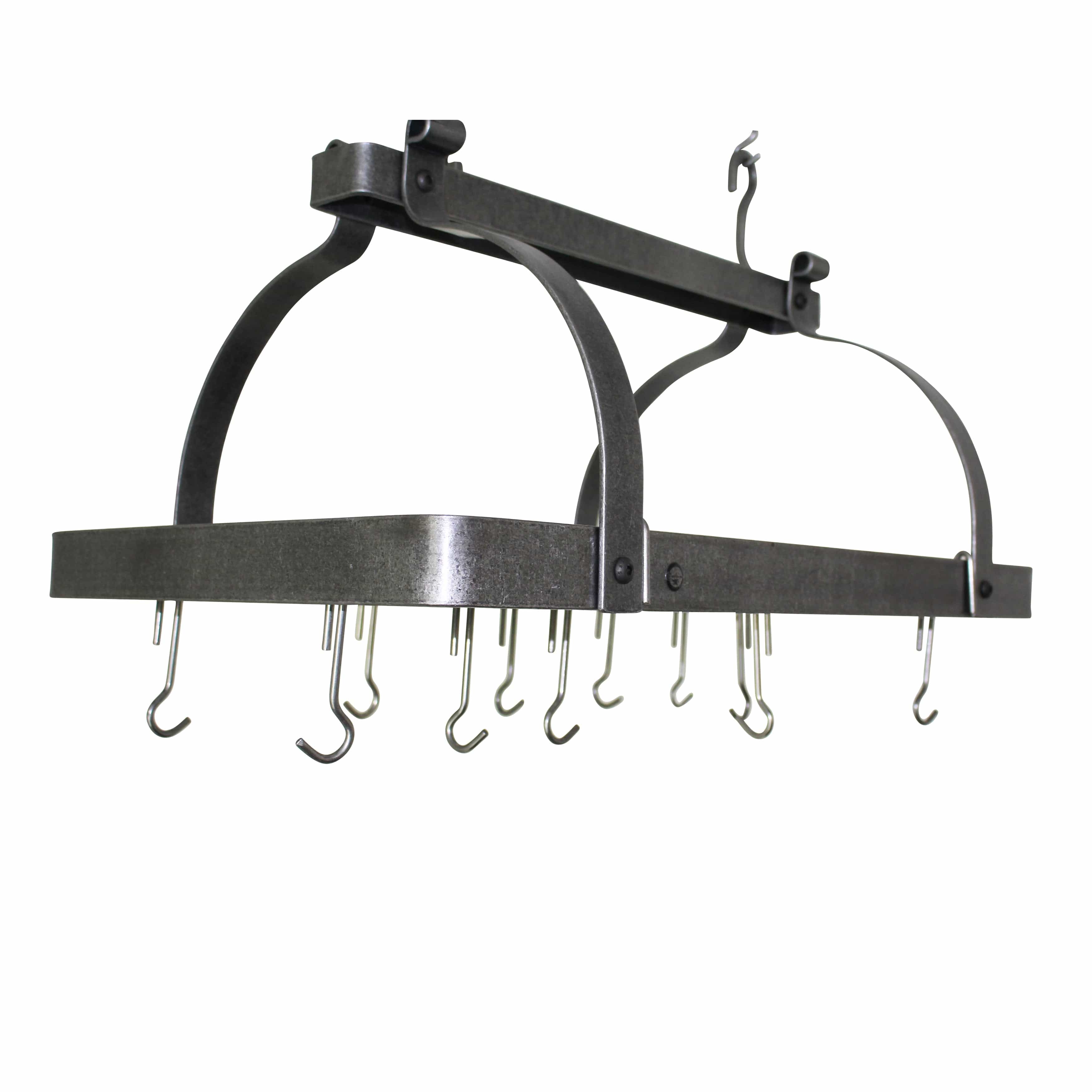 Enclume Classic Rectangle Ceiling Pot Rack with 12 Hooks - Enclume ...