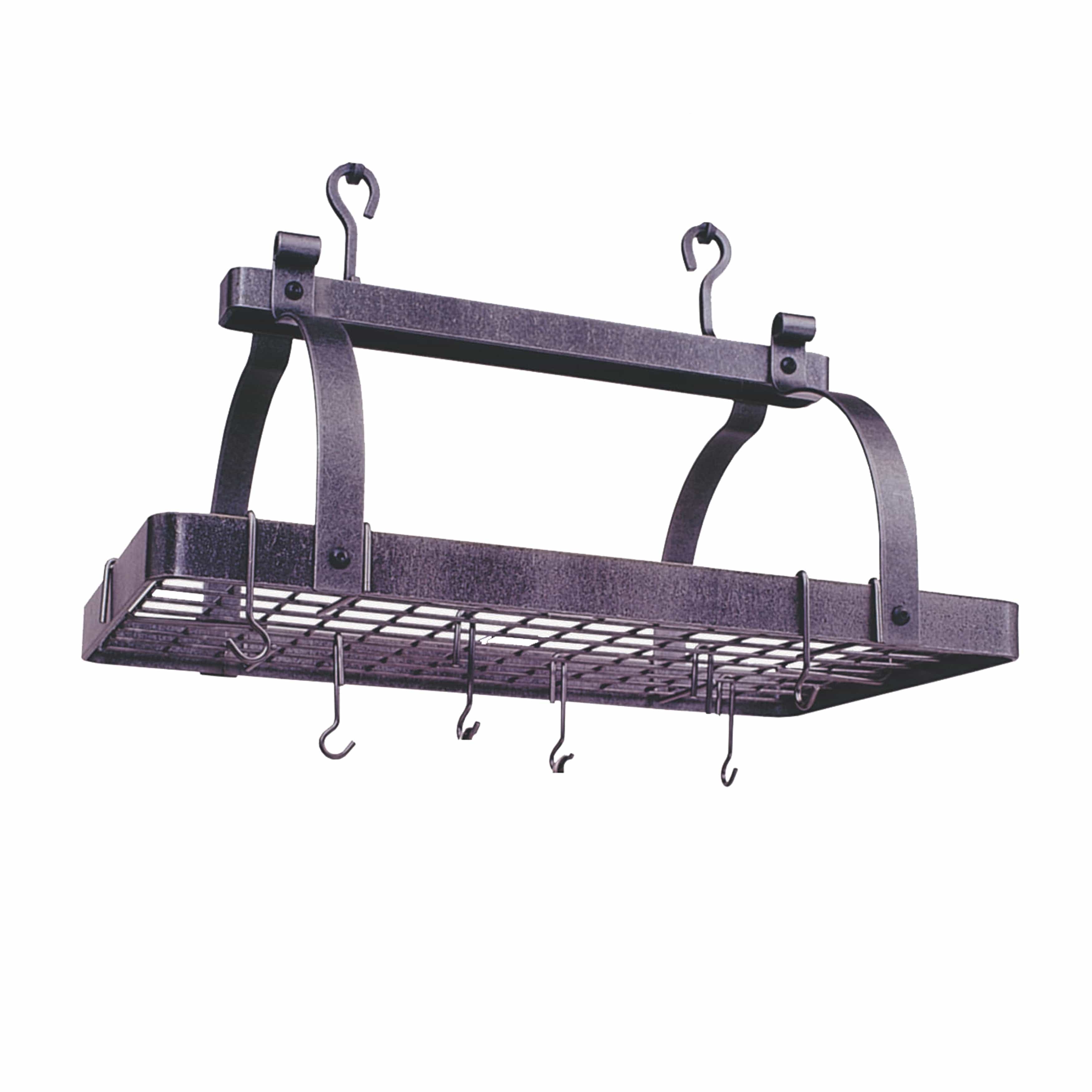 Enclume Classic Rectangle Ceiling Pot Rack with 12 Hooks - Enclume ...