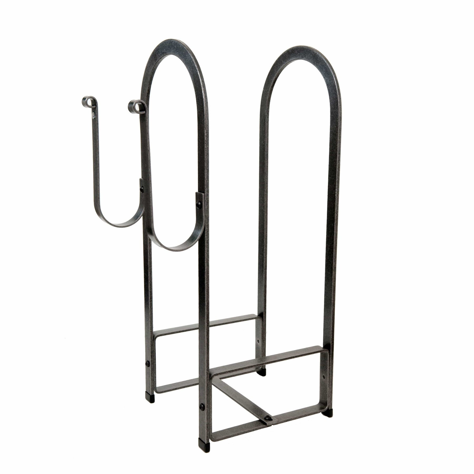 Enclume Fire Center Log Rack Hammered Steel - Enclume Design Products