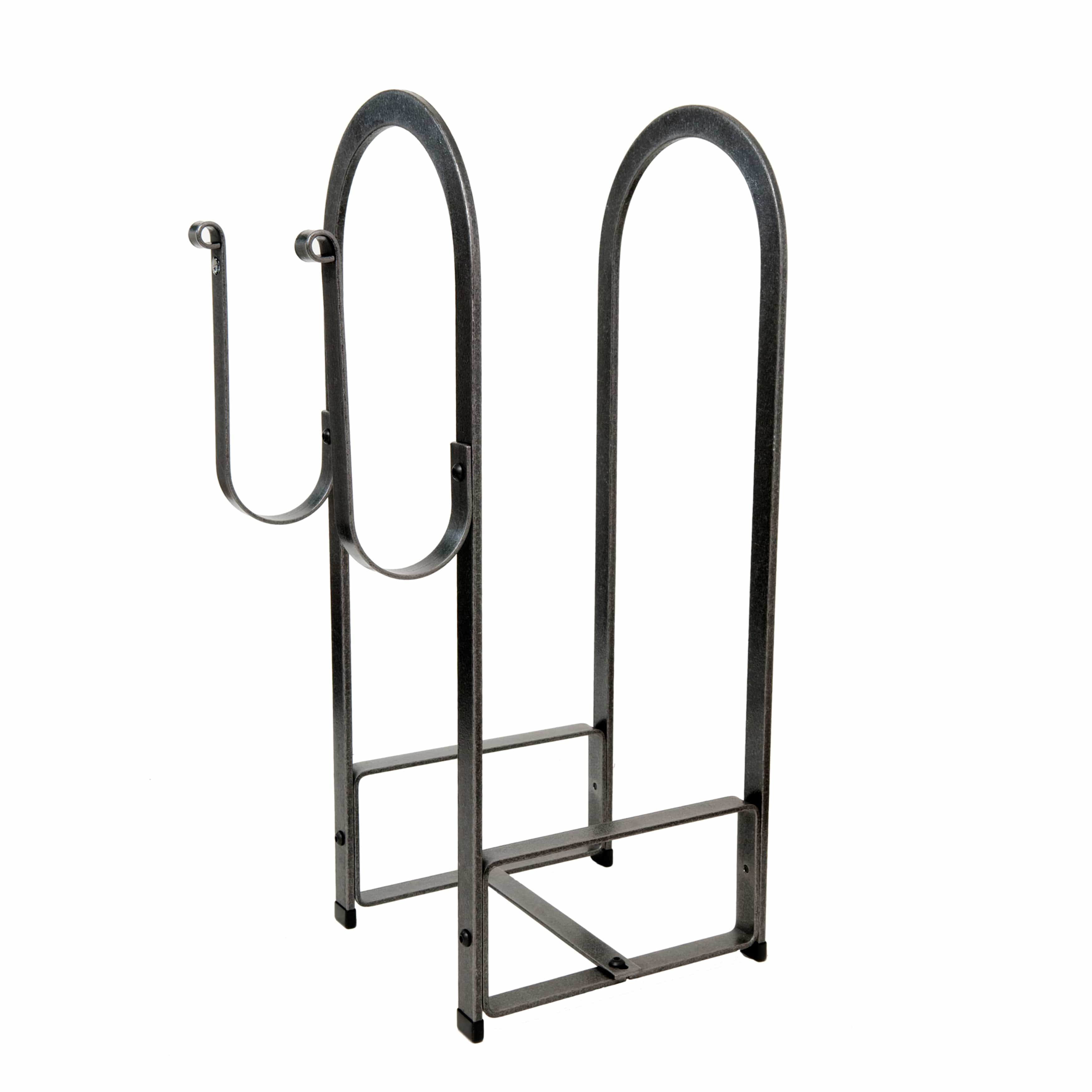 Enclume Fire Center Log Rack Hammered Steel - Enclume Design Products