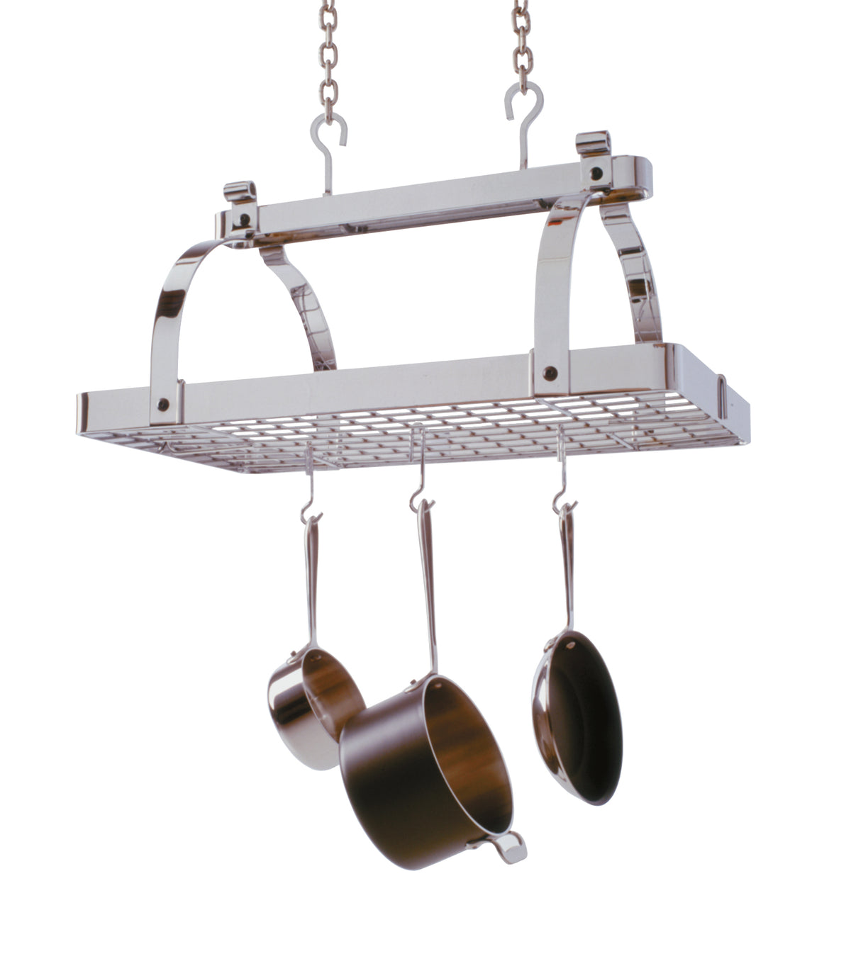 Enclume - Classic Rectangle Ceiling Pot Rack w/ 12 Hooks - Enclume ...